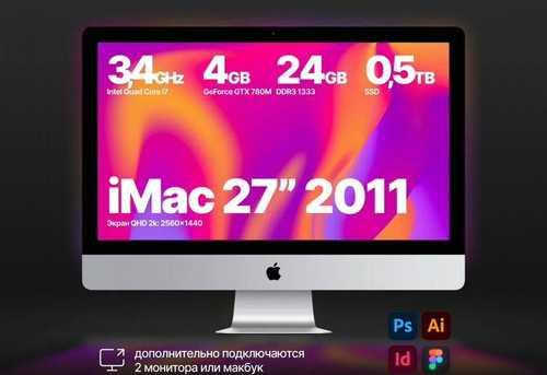 iMac 27 2011: 3,4/ GeForce 4GB / 24GB / 0,5TB SSD