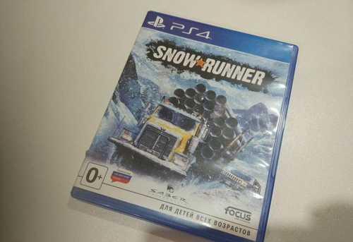 Диск PS4 Snowrunner русский