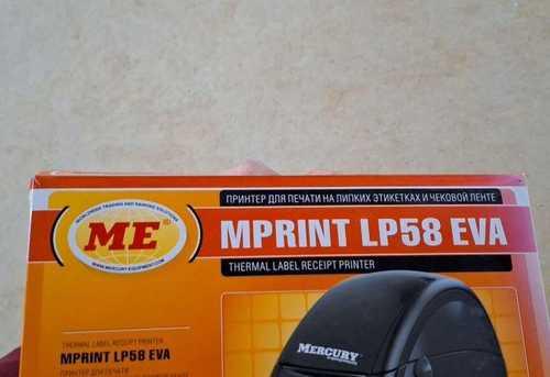 Термопринтер этикеток Mercury mprint LP58 EVA