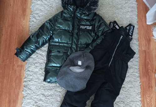 Зимний комплект (2 куртки+ полукомбинезон)