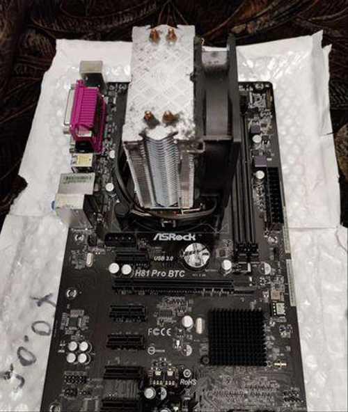 Intel core i5 4690k с мат и кулером