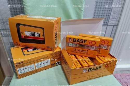 Аудиокассеты basf 90 LH-EI жёлтые запечатанные