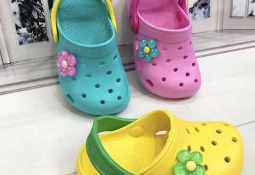 Сабо сланцы кроксы crocs для девочек 25; 26