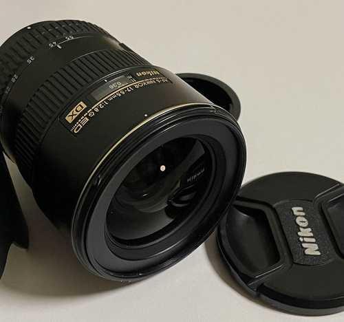 Объектив nikon 17-55мм f2.8