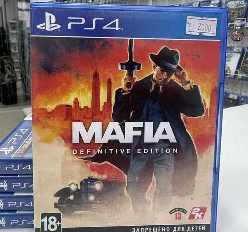 Mafia definitive edition ps4 б/у