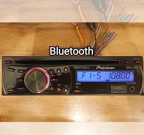 Магнитола Pioneer DEH-2200UBB с Bluetooth