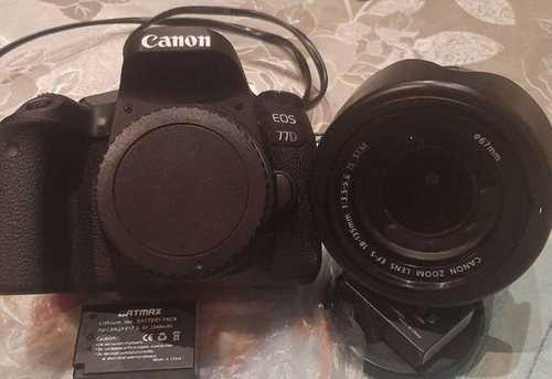 Canon eos 77d kit 18 135mm is STM