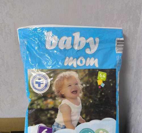 Подгузники baby mom 6