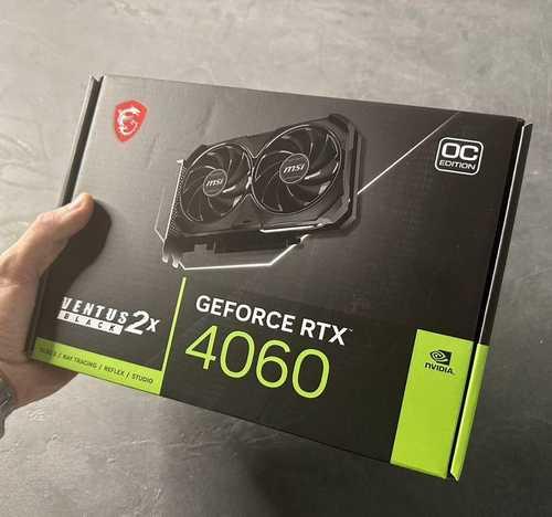 Видеокарта RTX 4060 ventus 2X 8GB