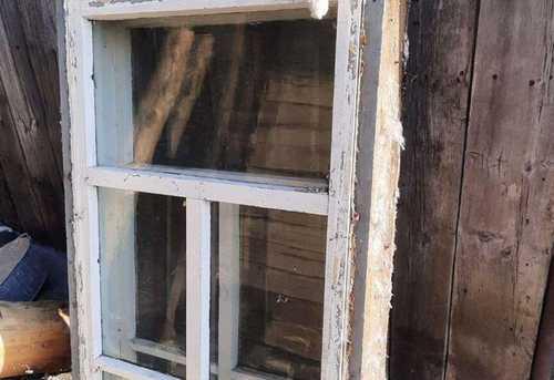 Деревянные окна со стеклопакетом бу