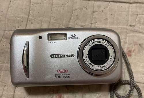 Компактный фотоаппарат olympus c-480 zoom