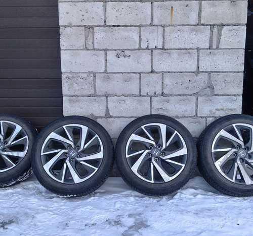 Диски Honda R18 с резиной Michelin 225/50/R18