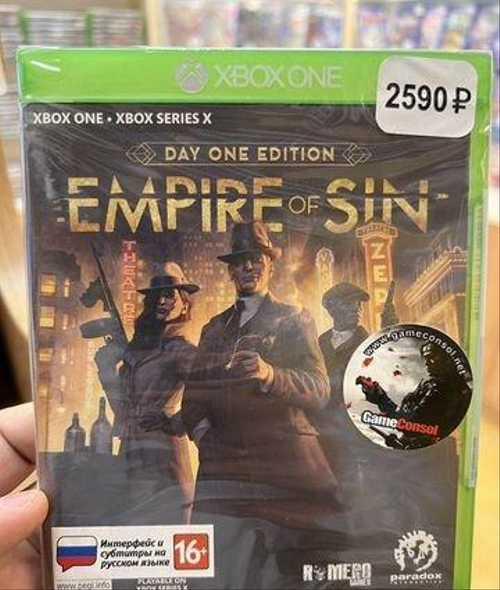 Empire of Sin Издание первого диск для Xbox новый