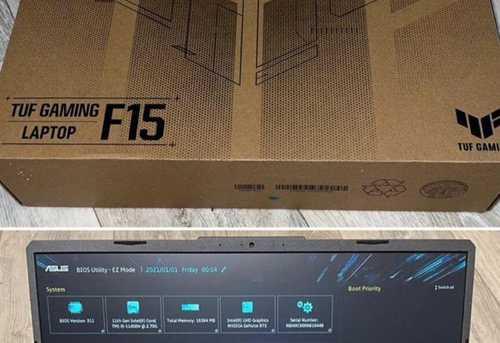15.6 Игровой ноутбук asus TUF Gaming F15