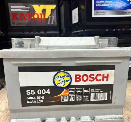 Аккумулятор bosch s5 61 Ah 600 A