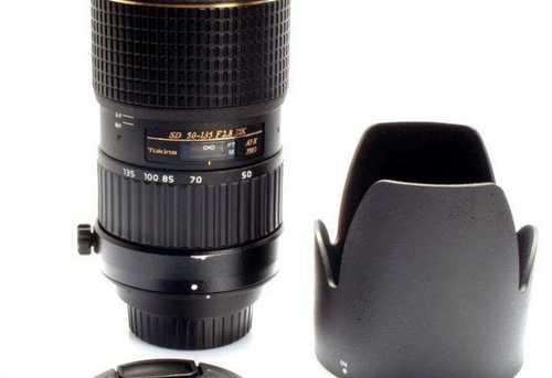 Nikon Tokina AT-X PRO DX AF 50-135 mm f/2.8 (IF) +