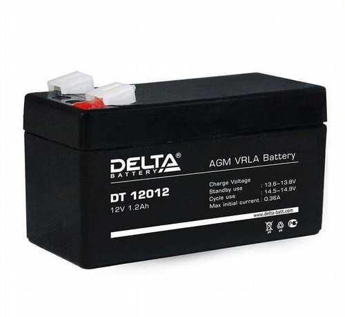 Аккумулятор 12012 Delta DT 12В 1,2 А/ч