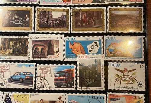 Почтовые марки Куба