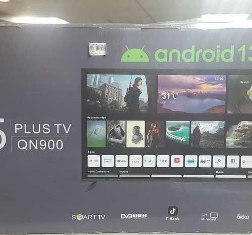 32' SMART (Андроид 13) Телевизор QN900 Plus TV