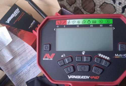 Металлоискатель minelab vanquish 440