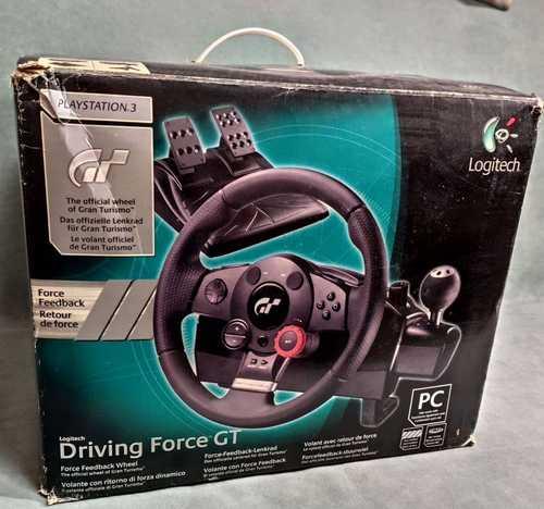 Игровой руль logitech driving force gt 900 градусо