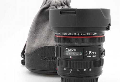 Canon 8-15mm f/4 L USM fisheye