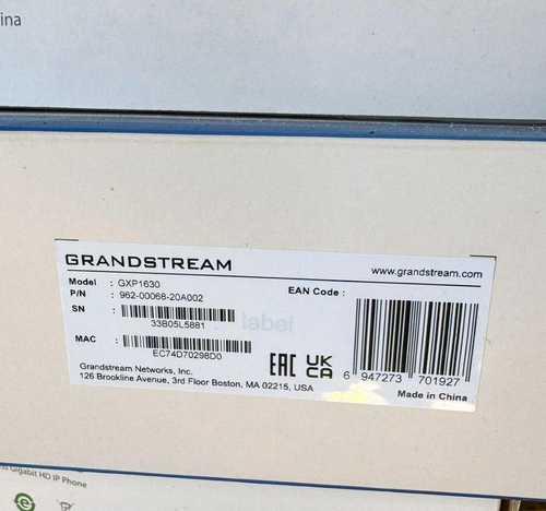 IP-телефон Grandstream GXP1630