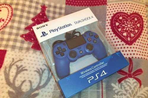 Геймпад Дуалшок 4 PS4 blue