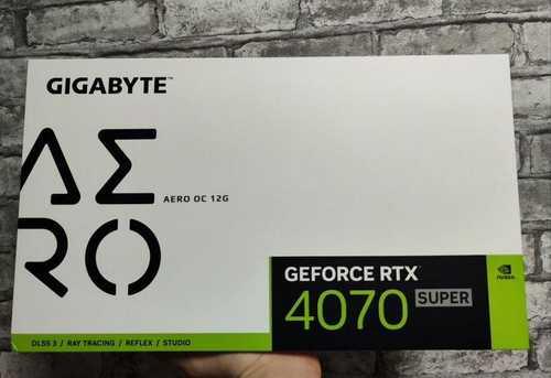 Видеокарта Gigabyte RTX 4070 Super Aero OC