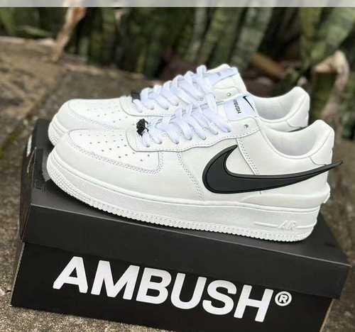 Кроссовки Nike Air Force Ambush Swoosh White Gum