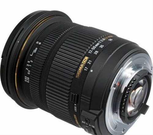 Nikon sigma AF 17-50mm F2.8 EX DC OS HSM