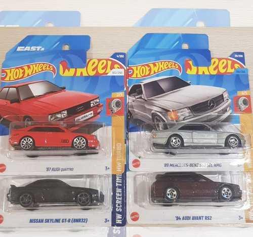 Hot wheels Nissan, Audi, Mercedes