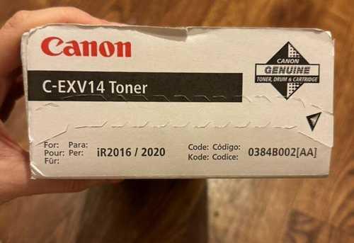 Картридж canon c-exv14 toner оригинал