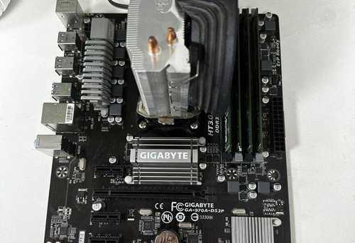 Комплект gigabyte ga970a-ds3p + AMD FX8320e