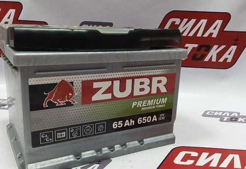 Аккумулятор zubr Premium 65ач низкий(сам)