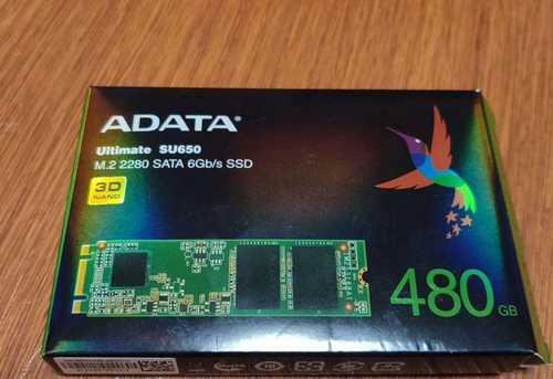 480Gb Ssd m2 adata Ultimate SU650