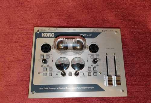 Предусилитель с ацп лампой компрессором Korg TP-2
