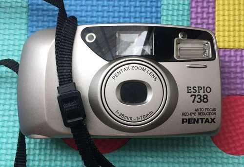 Плёночный фотоаппарат Pentax espio 738