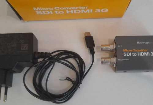 Blackmagic Micro Converter SDI TO hdmi 3G