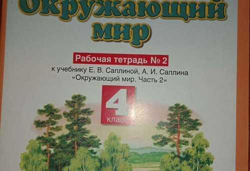 Рабочая тетрадь по окружающему миру 4 класс