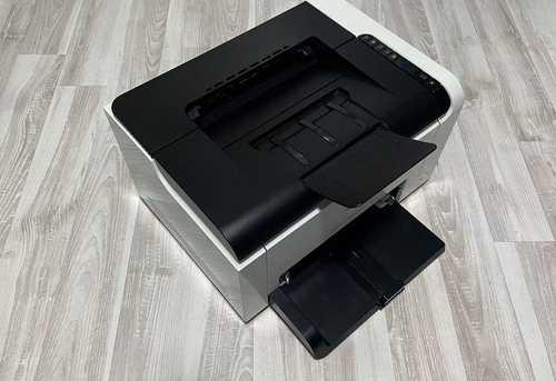 Цветной лазерный принтер HP CP 1025nw с доп кар