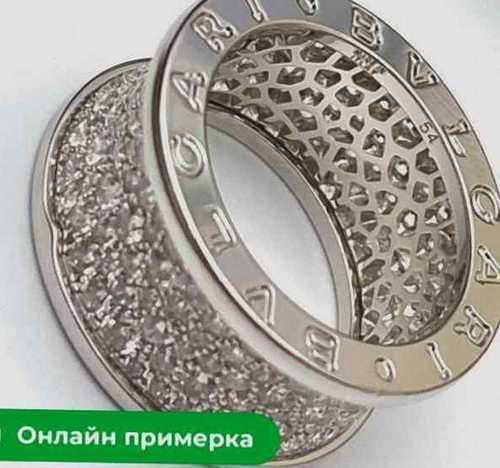 Кольцо Bvlgari B.zero1, белое золото