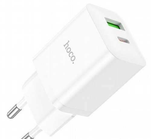 Сзу hoco N28 Founder PD20W+QC3.0 charger(EU) white