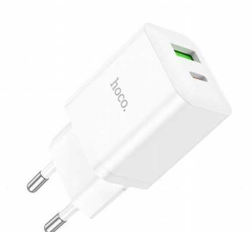 Сзу hoco N28 Founder PD20W+QC3.0 charger(EU) white