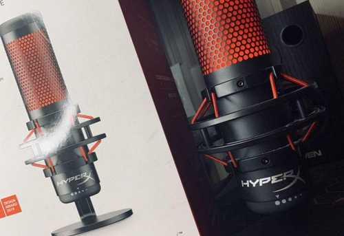 Микрофон hyperX quadCast (и наушники)