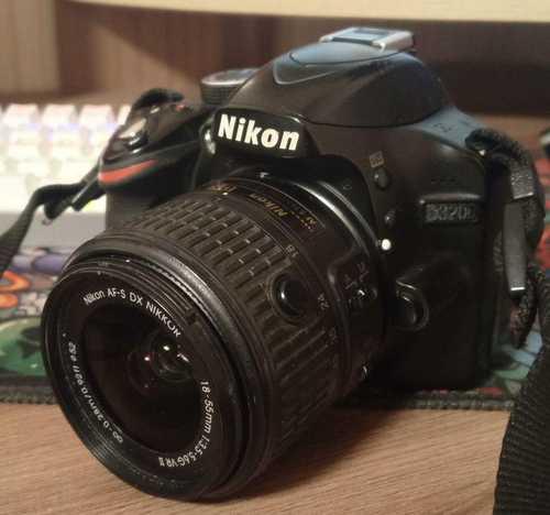 Фотоаппарат Nikon D3200 Kit 18 - 55, пробег 17688