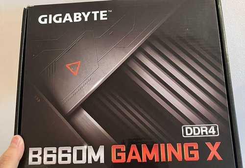 Материнская плата gigabyte b660m gaming x ddr4