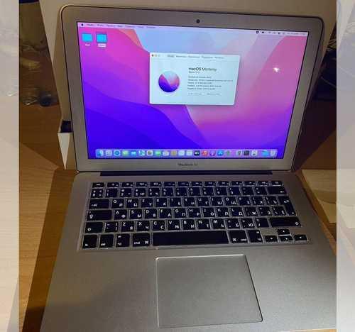 MacBook Air 13 (2017), 128 ГБ, Core i5, 1.8 ГГц, RAM 8 ГБ, Intel HD Graphics 6000