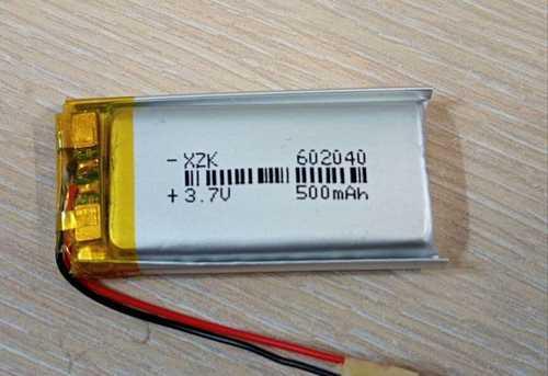 Аккумулятор 602040 3.7V 500mAh
