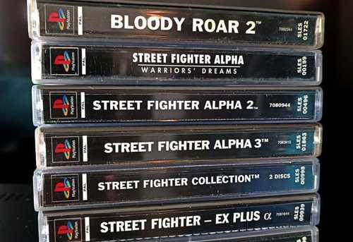 Street Fighter Collection на PS1 лицензия